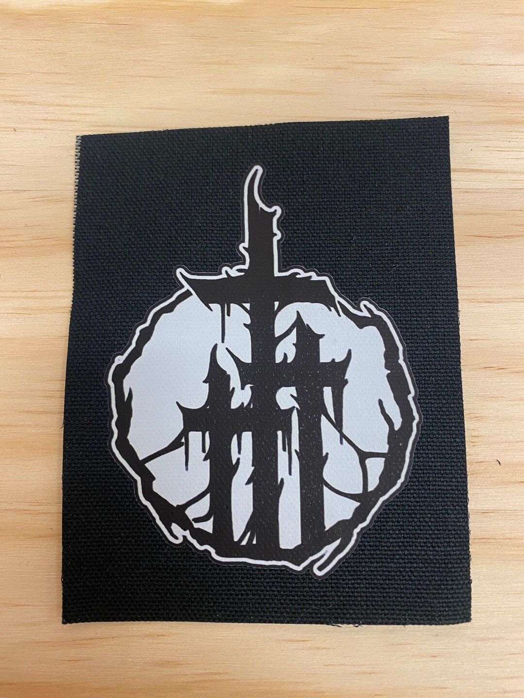 3 Cross Death Metal Design DIY Patch - Etsy