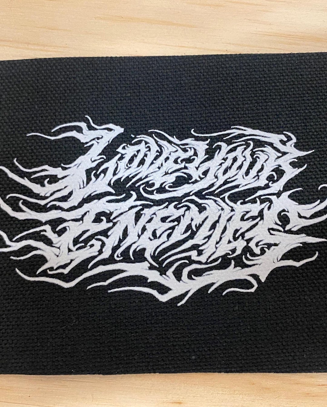 Love Your Enemies Death Metal Design DIY Patch - Etsy