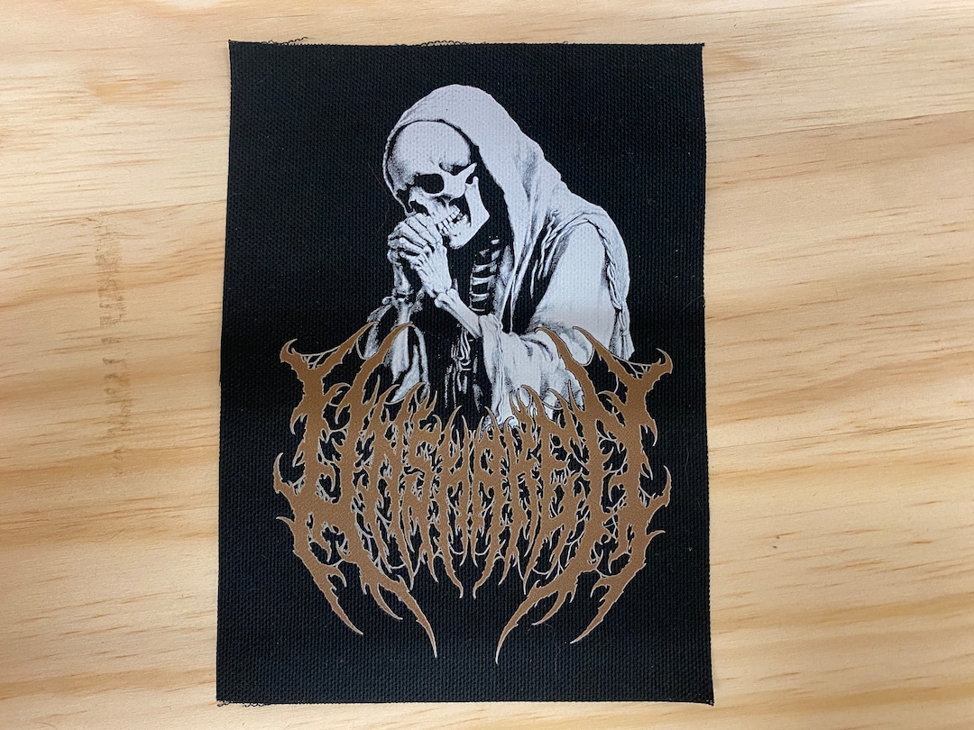 Unshaken Death Metal Design DIY Patch - Etsy