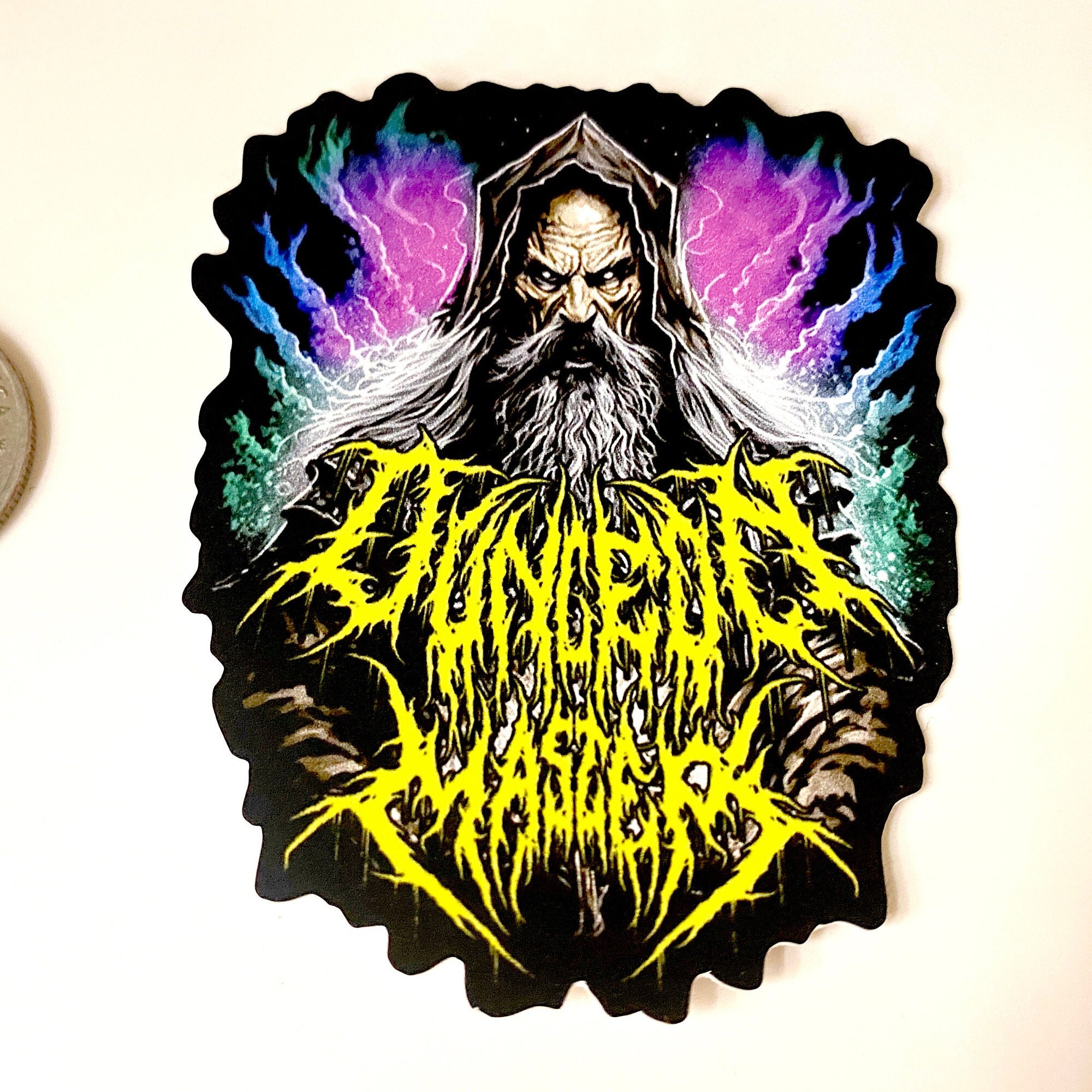 Dungeon Master Death Metal Design 3 Vinyl Sticker - Etsy