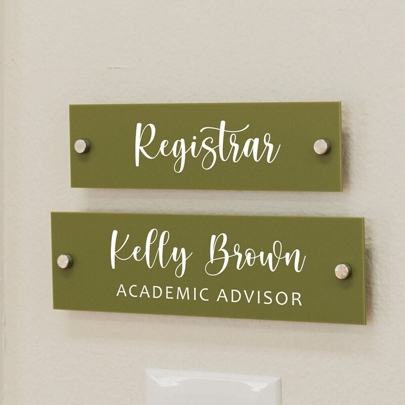 Wall Name Plate - Etsy