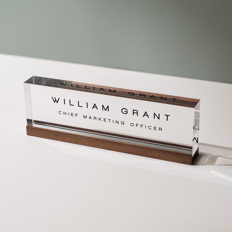 Desk Plaques Personalized - Etsy