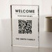 Personalized Acrylic QR Code Wifi Sign (design 4) - Custom Welcome ...