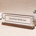 Personalized Acrylic Name Block W/ Wooden Base design 4 Minimal ...