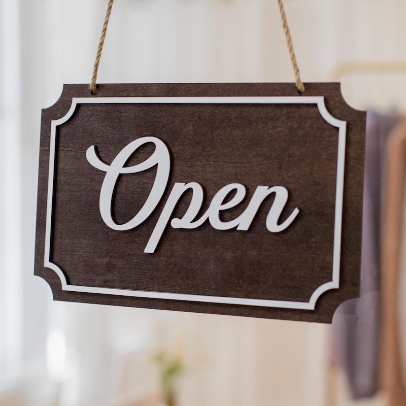 Hanging Retail Signage - Etsy