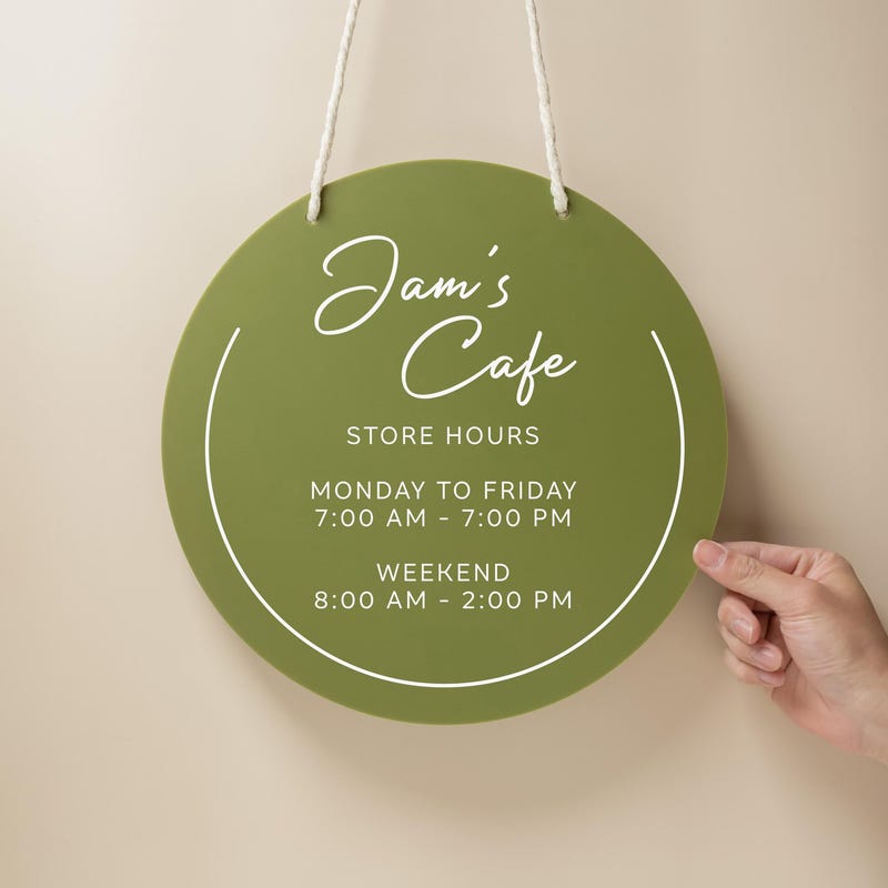 Store Hours Sign - Etsy