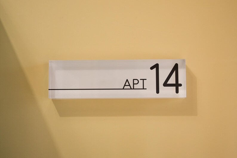 Pastel Acrylic Wall Name Block (D2) - Room Sign Name Work Title CEO Job ...