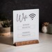 Personalized Acrylic QR Code Wifi Sign design 2 Custom Internet Sign ...
