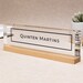 Personalized Acrylic Name Block W/ Wooden Base design 4 Minimal ...