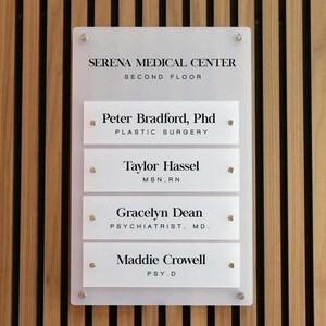 Wall Directory (standard) - Customizable Large Office Wall Door ...