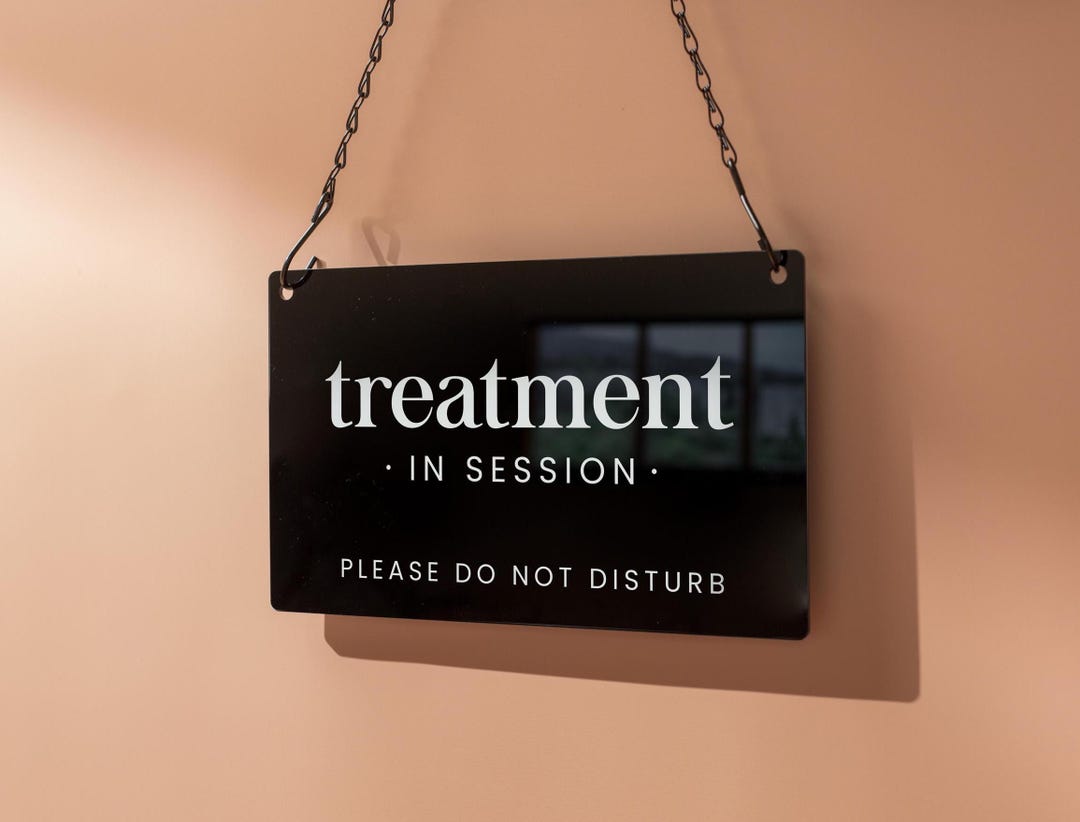 Hanging Acrylic Sign & Black Metal Chain (D10) - Customized Modern ...