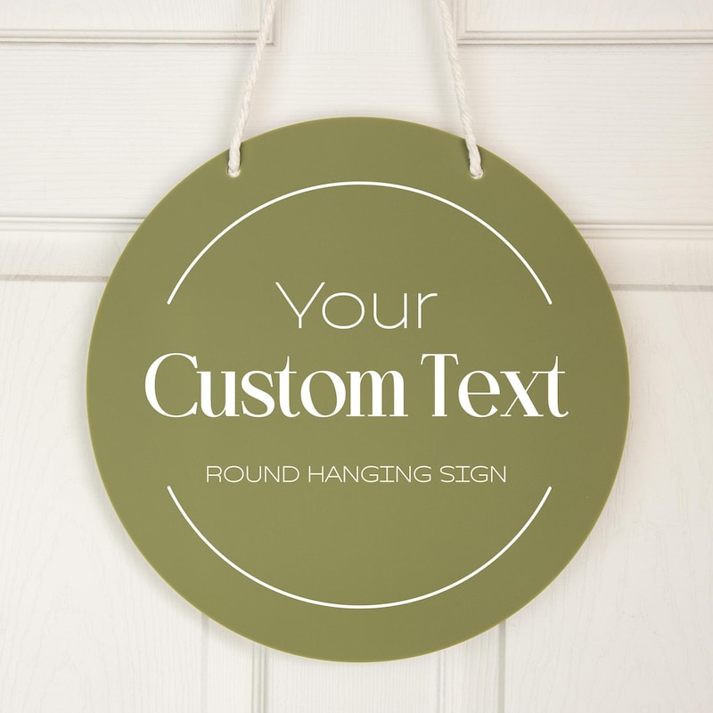 Custom Door Sign to Hang - Etsy