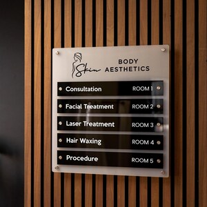 Wall Directory (wide) - Customizable Large Office Wall Door Building ...