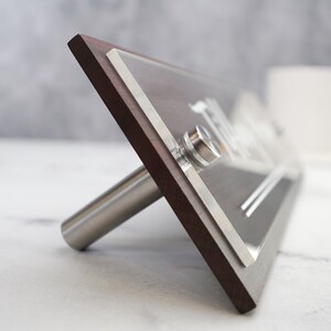 UV Printed Wood Acrylic Name Plate Personalized Office Executive CEO ...