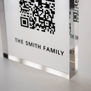 Personalized Acrylic QR Code Wifi Sign (design 4) - Custom Welcome ...