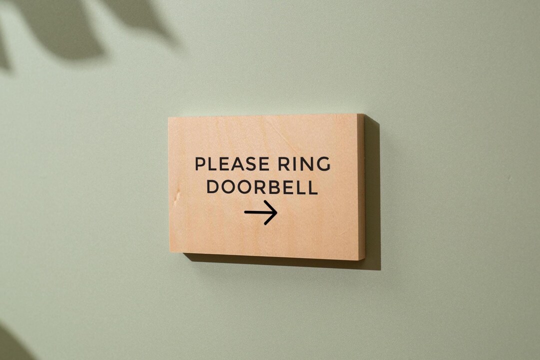 4x6 Birch Plywood Sign (D2) - Your Text on Wooden Plate, Custom Signs ...