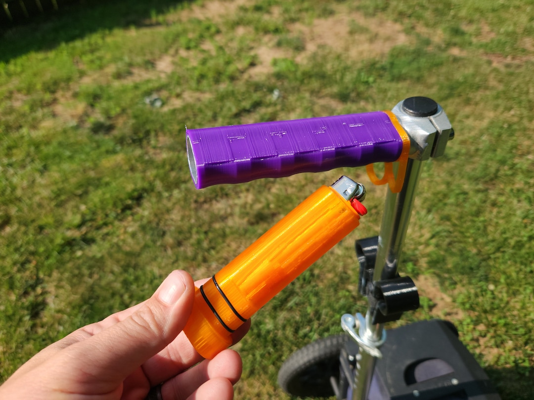 Zuca Handle Insert Lighter Holder With Grip! Can Be Customized Now!! - Etsy