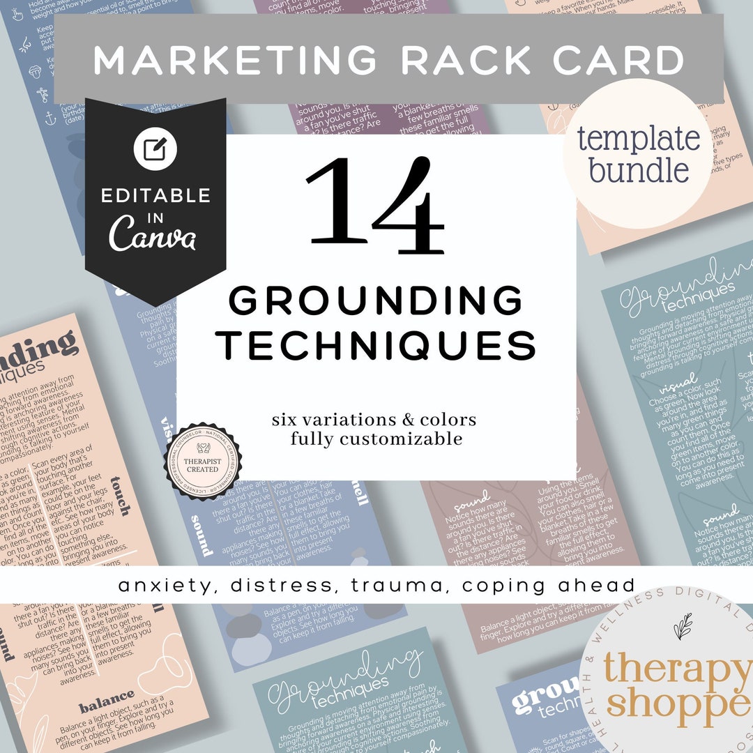 Rack Card Bundle | Canva Template | Done for You | Marketing | Therapy ...