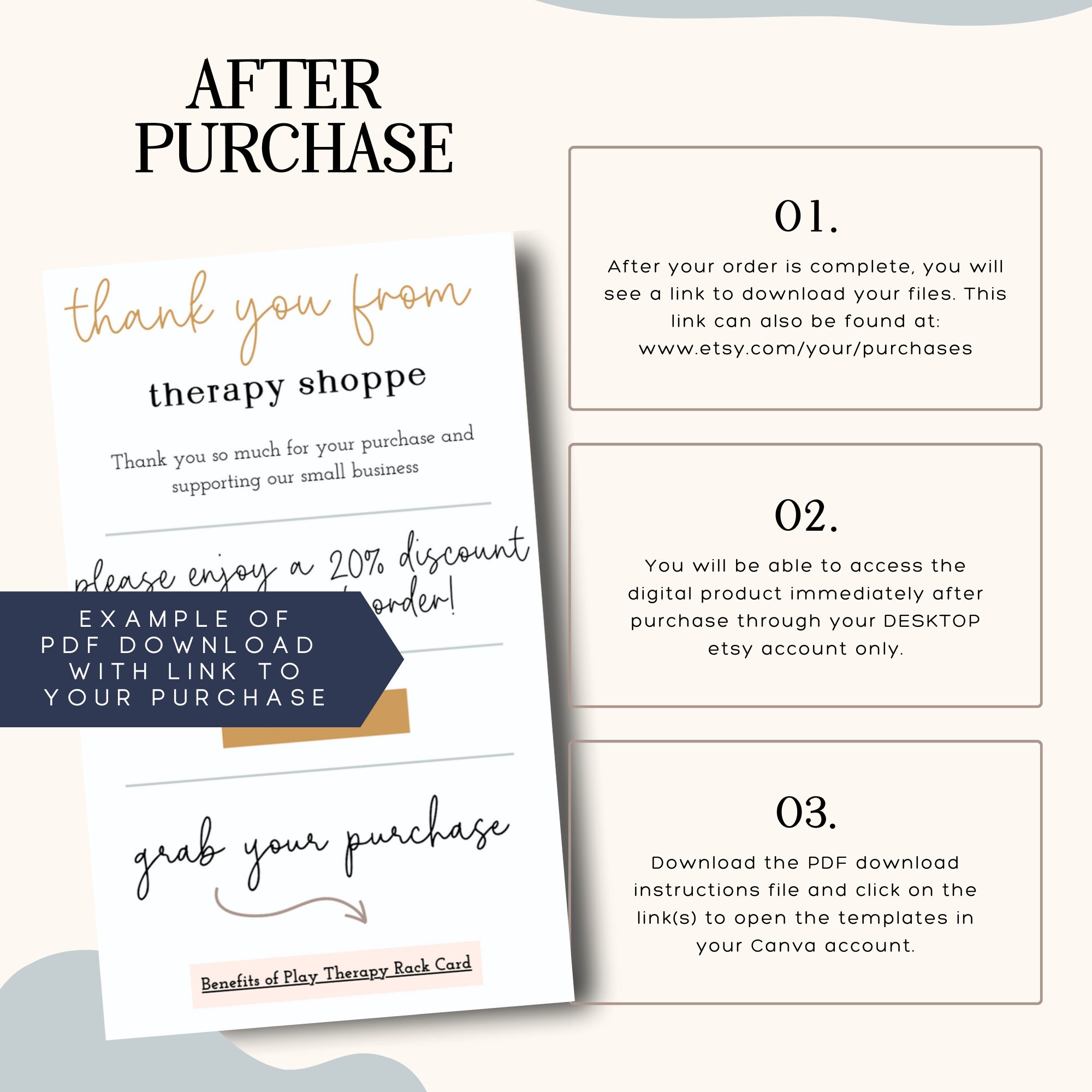 Rack Card Bundle Canva Template Done for You Marketing Therapy Tools ...