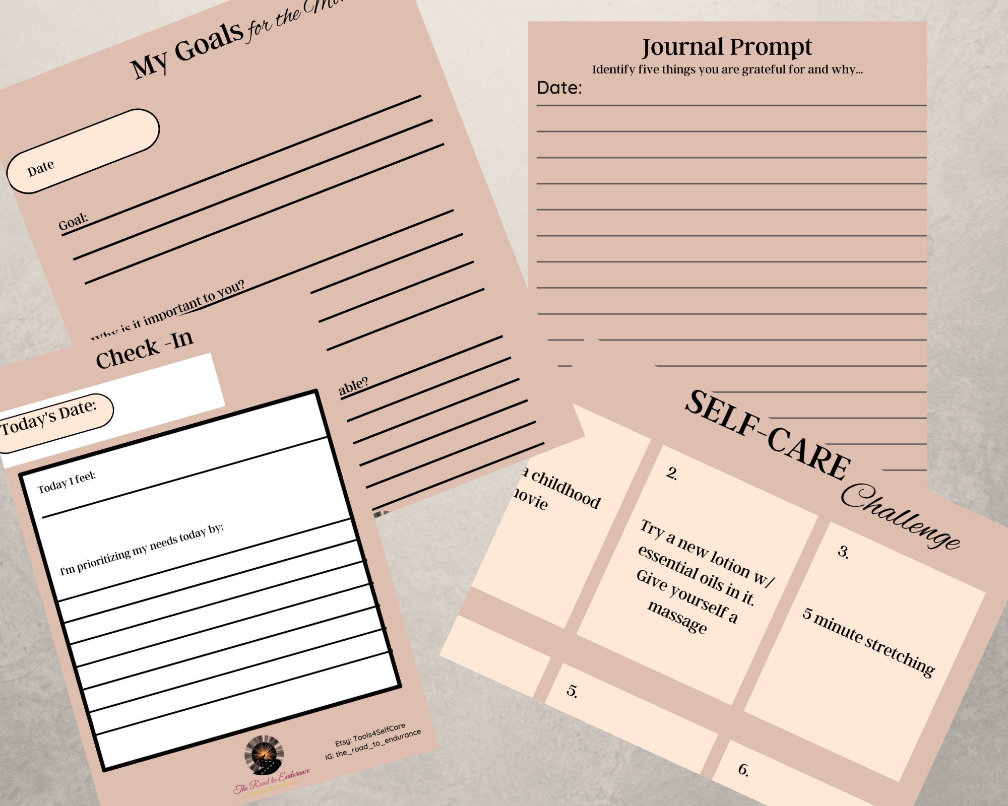 Self- Care Workbook Vol. 1 [30-days] Self-care Activities| Wellness ...