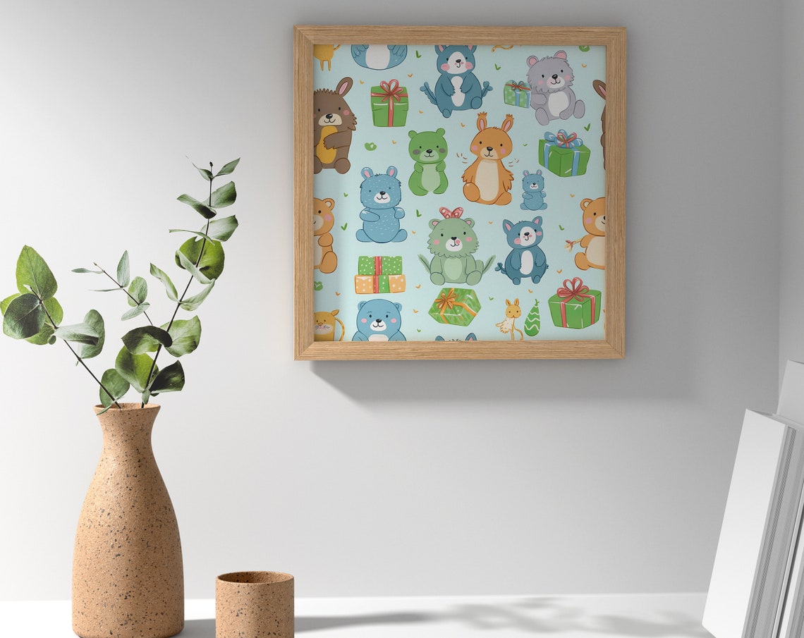 Zoo Buddies Digital Paper - SEAMLESS - Zoo Buddies Animal Patterns - 12 ...