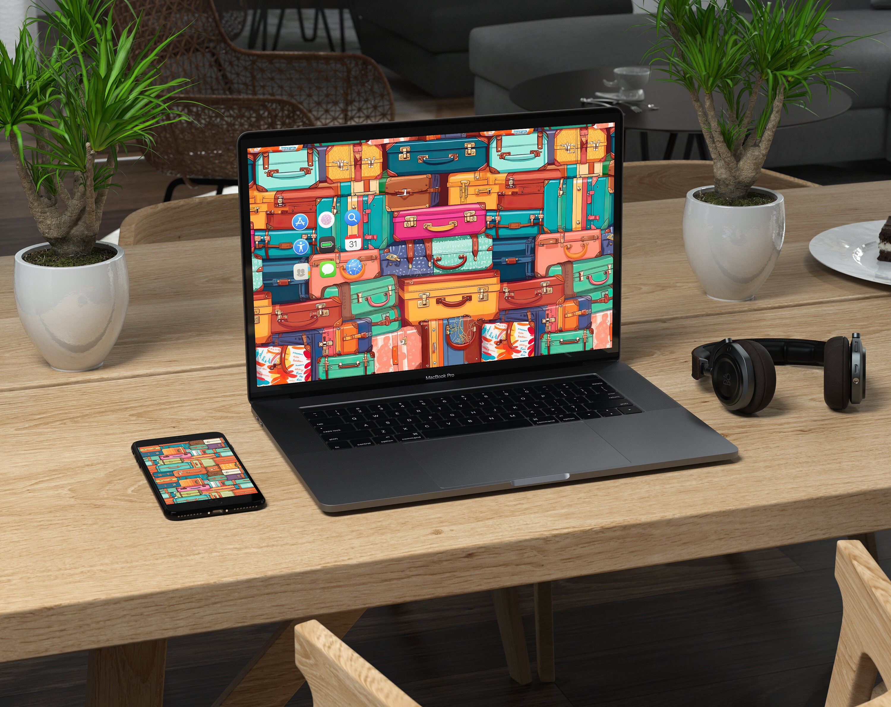 Adventure Trunks Digital Paper SEAMLESS Adventure Trunks Patterns 12 ...