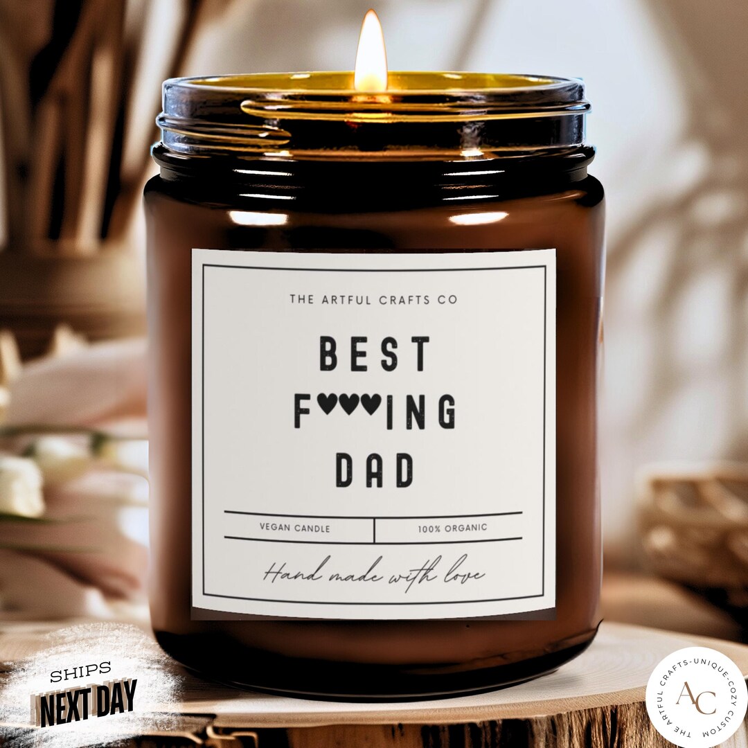 Best Dad Candle, Funny Father's Day Gift Gift for Dad Dad Birthday Gift ...