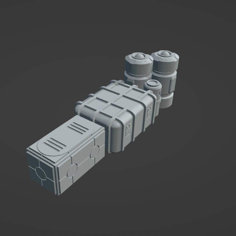 Star Wars Legion/sci-fi Barricades Pack 1:48 Scale .STL DOWNLOAD - Etsy