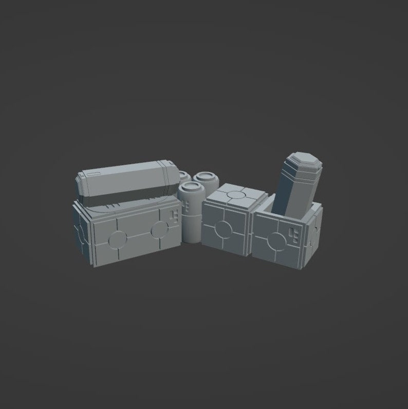 Star Wars Legion/sci-fi Barricades Pack 1:48 Scale .STL DOWNLOAD - Etsy