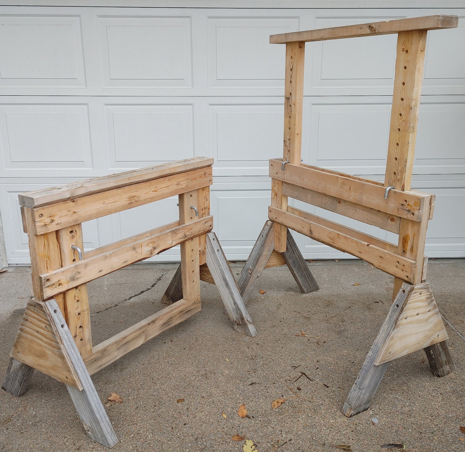 Adjustable Saw Horse Plans DIY - Etsy