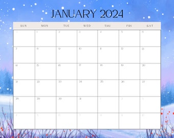 Printable Calendars - Etsy