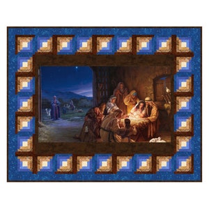 The Nativity Panel by Northcott DP24655-37 - Etsy