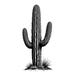 Saguaro Cactus Southwest Art SVG / PNG / JPG Clipart - Free Commercial ...