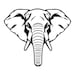 Elephant Head Profile SVG / PNG / JPG Clipart - Free Commercial Use - Etsy