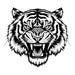 Bengal Tiger Growling Roar SVG / PNG / JPG Clipart - Free Commercial ...