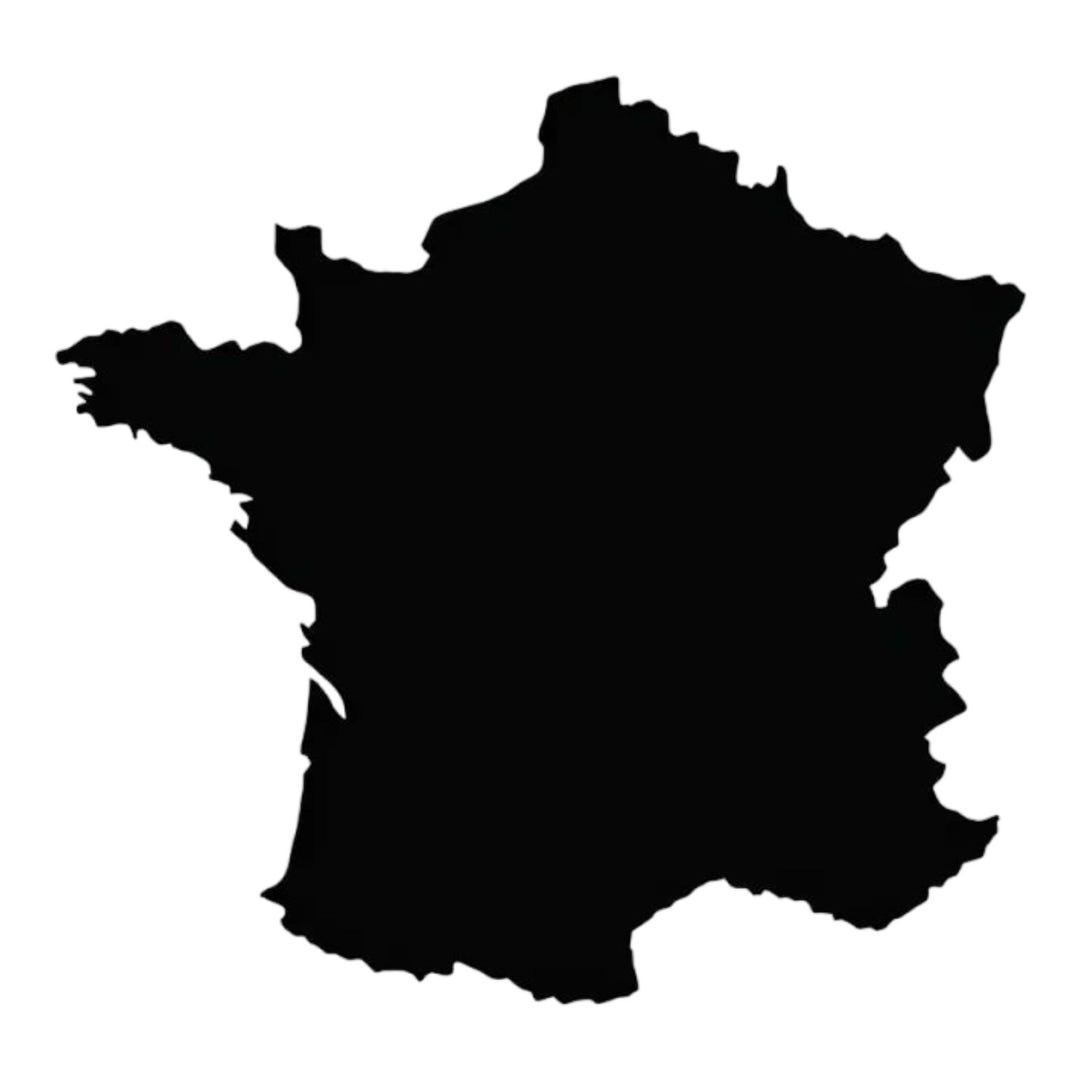 France Country Shape in Black SVG / PNG Clipart - Free Commercial Use ...