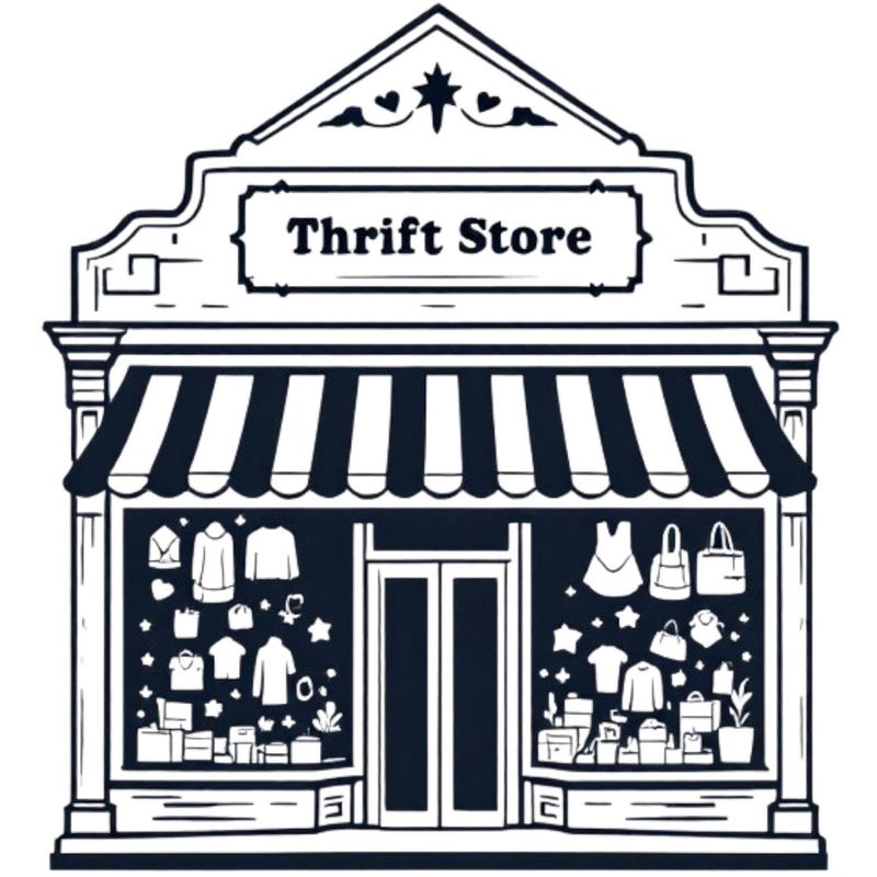 Miniature Thrift Store - Etsy