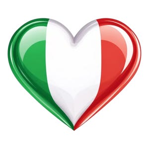 Italy Flag Heart SVG / PNG Clipart - Free Commercial Use - Etsy