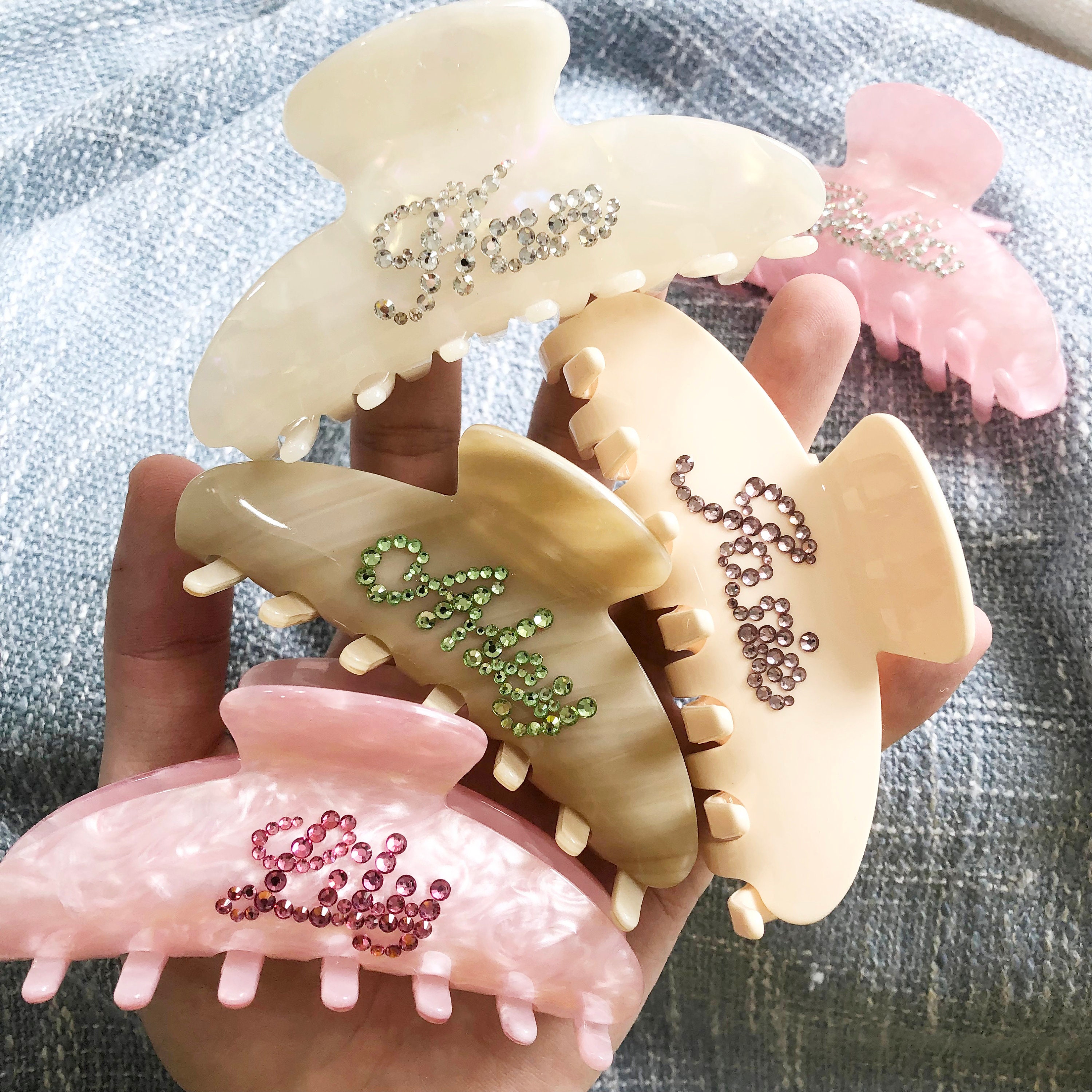 Custom Name Hair Clips,personalised Hairbrush,,bridesmaid Gift,gift for ...