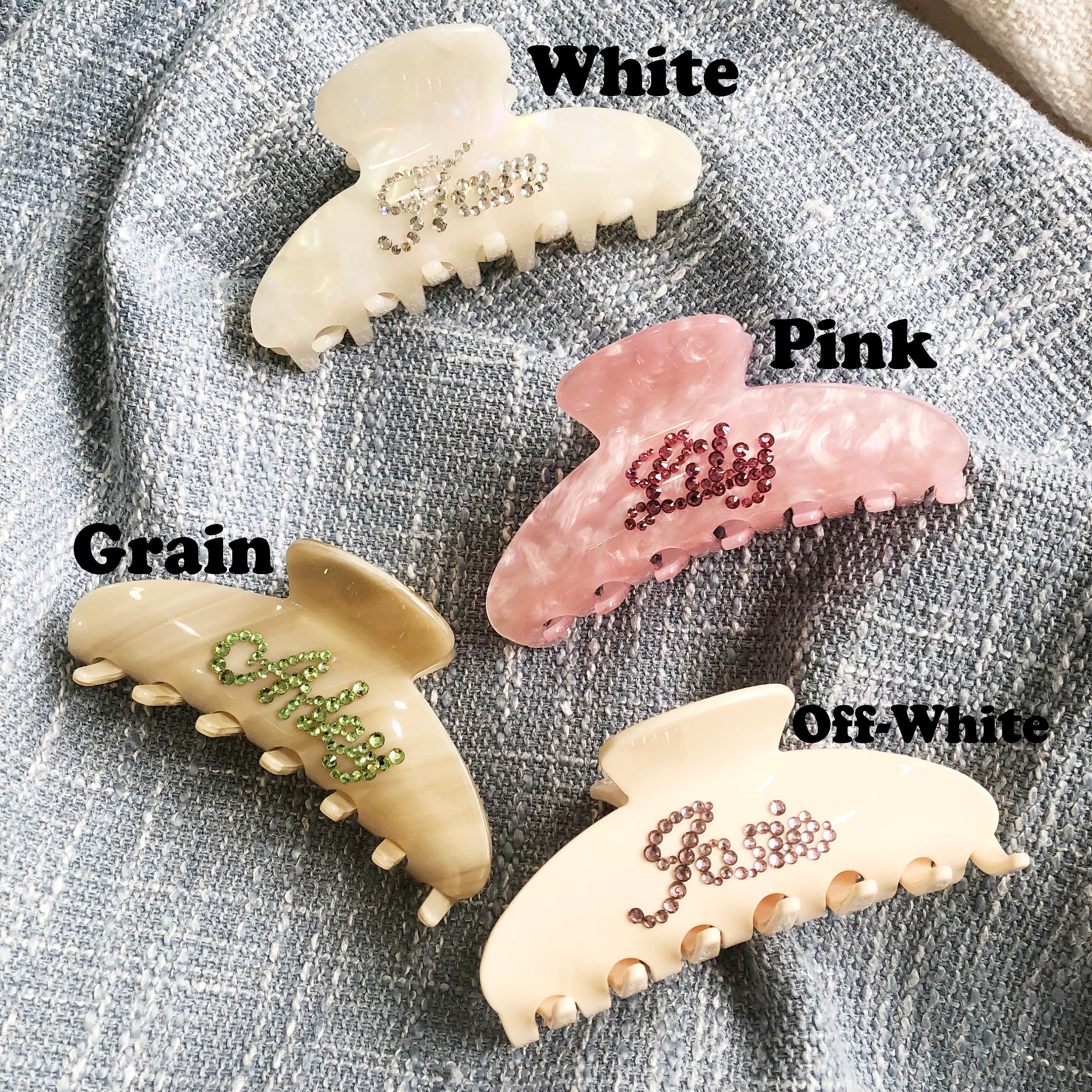 Custom Name Hair Clips,personalised Hairbrush,,bridesmaid Gift,gift for ...