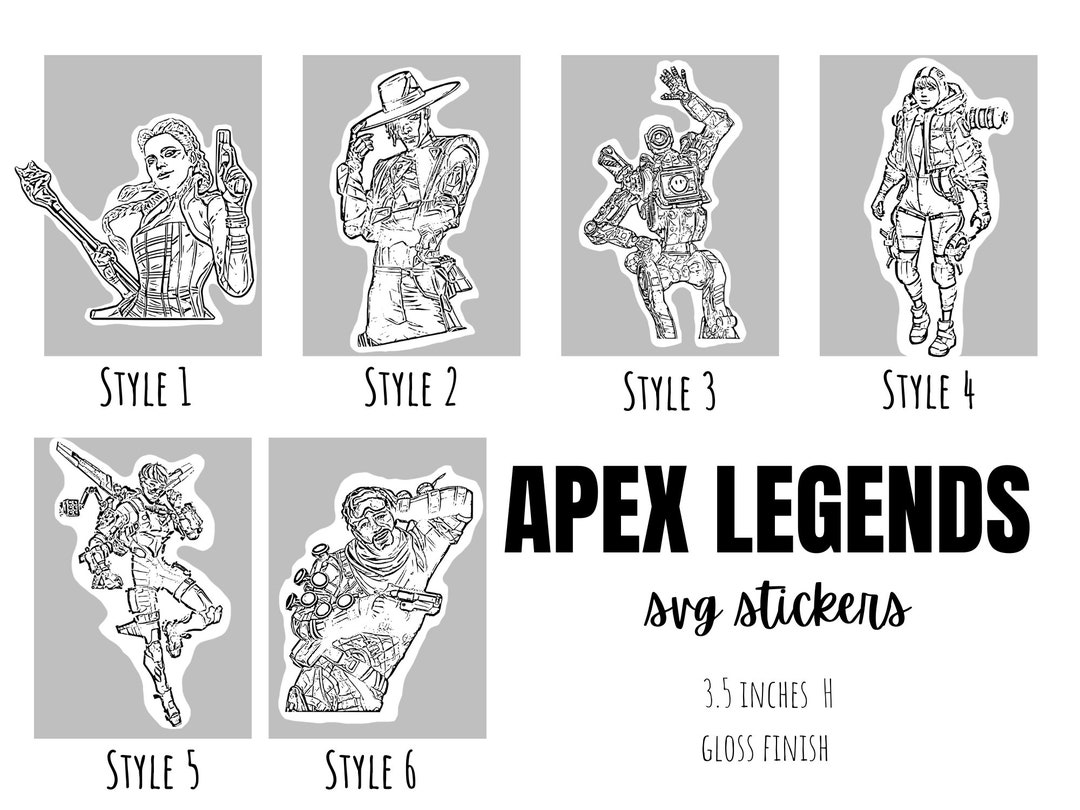 Apex Legends SVG Stickers - Etsy