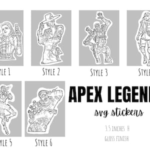 Apex Legends SVG Stickers - Etsy