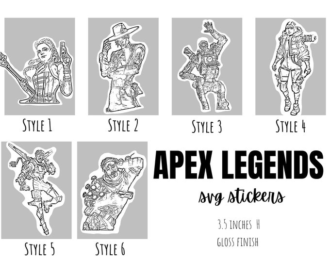 Apex Legends SVG Stickers - Etsy