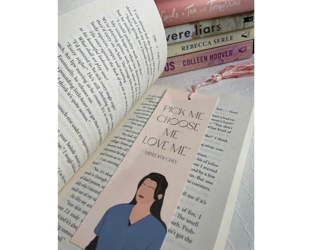 Meredith Grey Bookmarks - Etsy