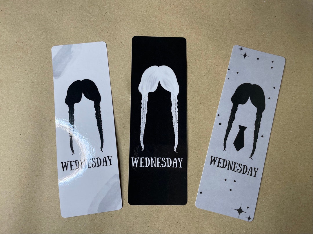 Wednesday Addams Bookmarks - Etsy Australia