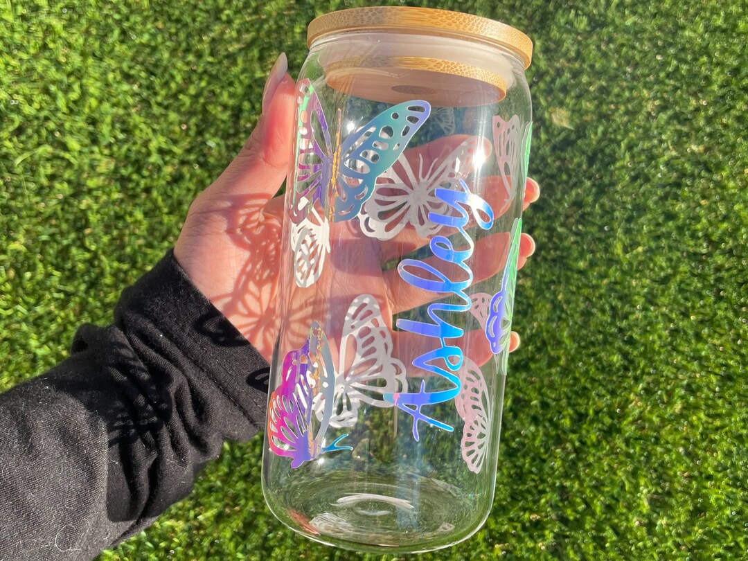 Custom Holographic Vinyl Cups - Etsy