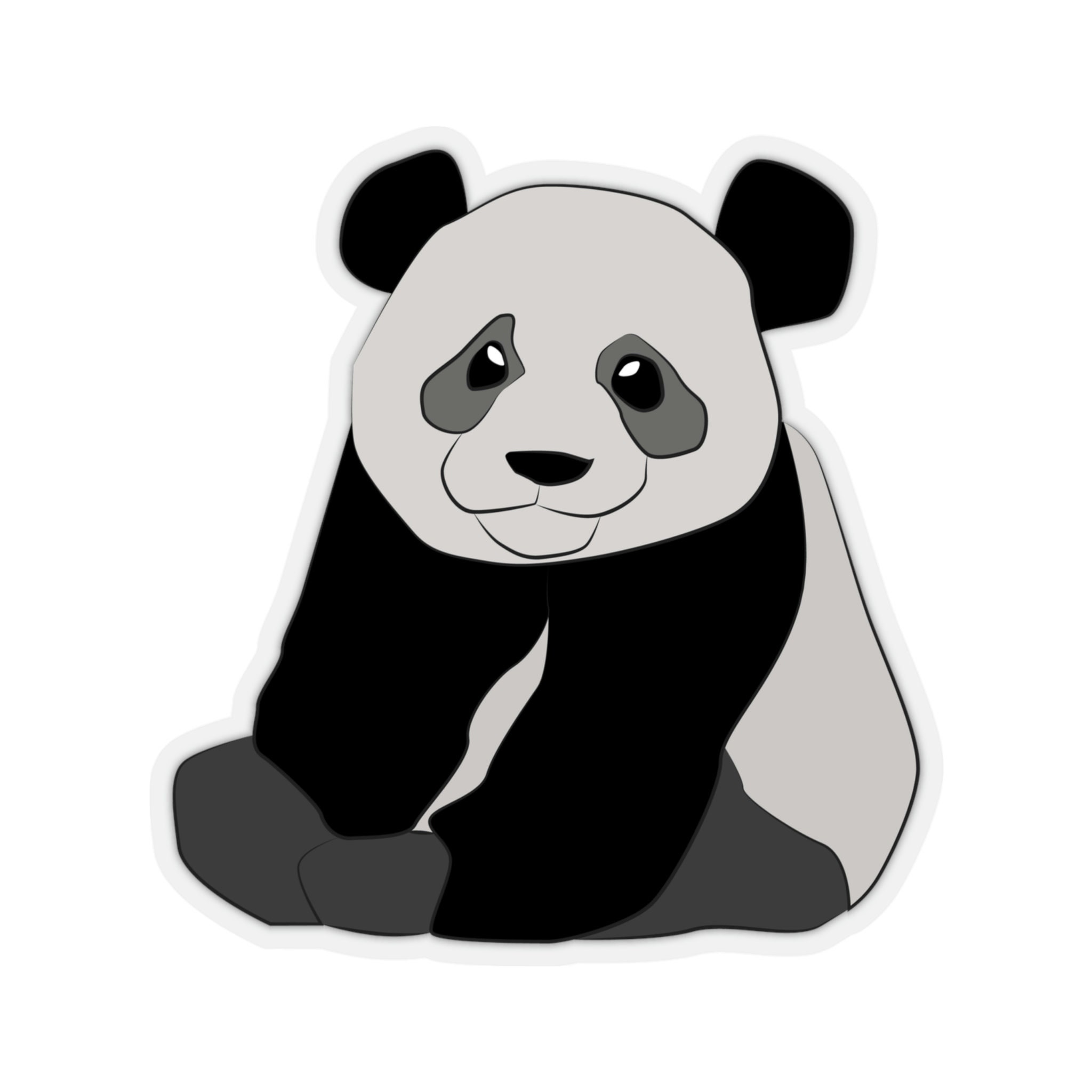 Panda Vinyl Sticker, Cute Panda Sticker, Animal Sticker, Panda Sticker ...