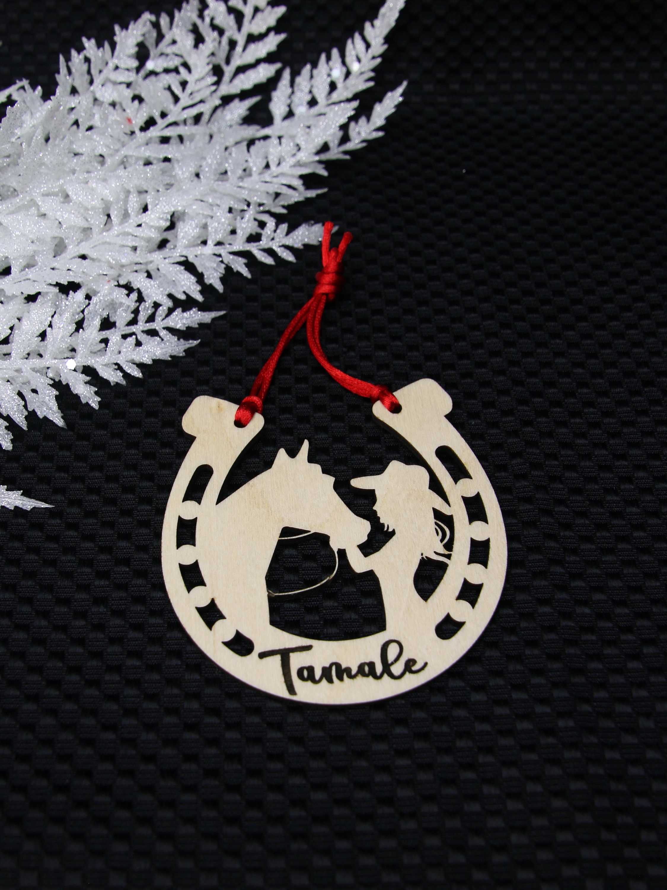 Personalized Girl With Her Horse Ornament, Custom Equestrian Gift, Gift ...