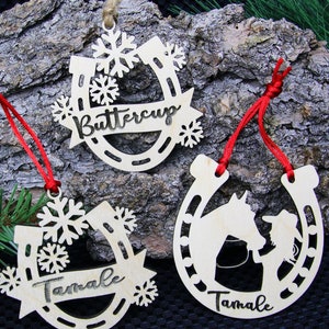 Personalized Girl With Her Horse Ornament, Custom Equestrian Gift, Gift ...