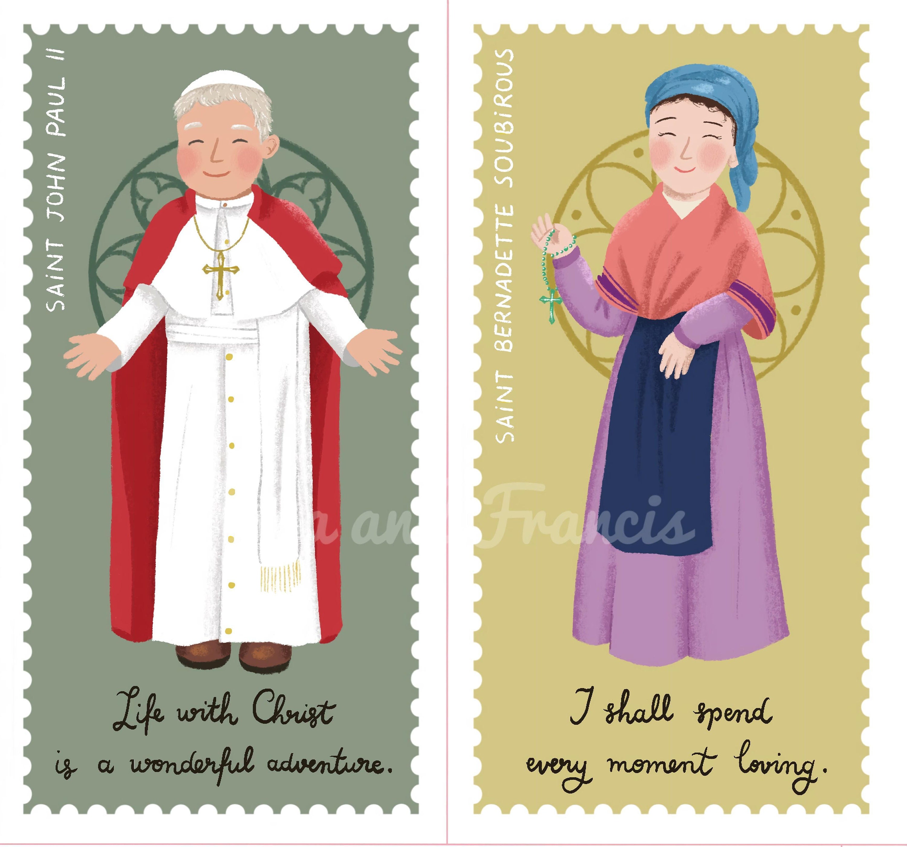 Digital Download Catholic Valentines, Saint Valentines, Printable ...